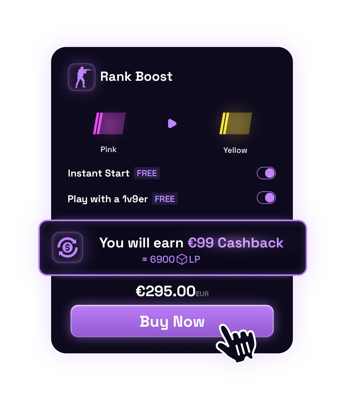 Buy CS2 Boosting - Counter-Strike 2 Boosting Service | 1v9